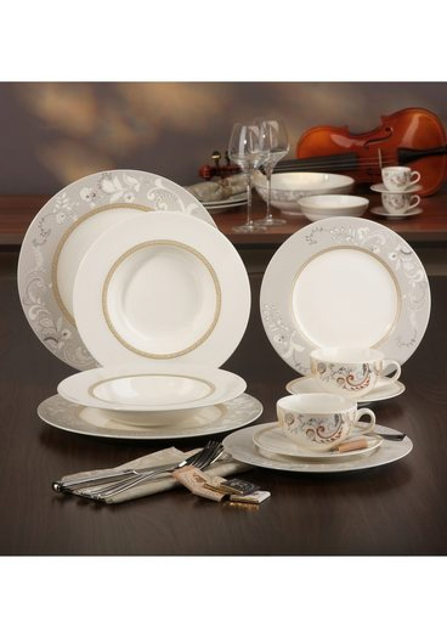 ♋ CreaTable Kombiservice »Palacio« (30-tlg), Porzellan Porzellan ... ♋ CreaTable Kombiservice »Palacio« (30-tlg), Porzellan Porzellan ...
